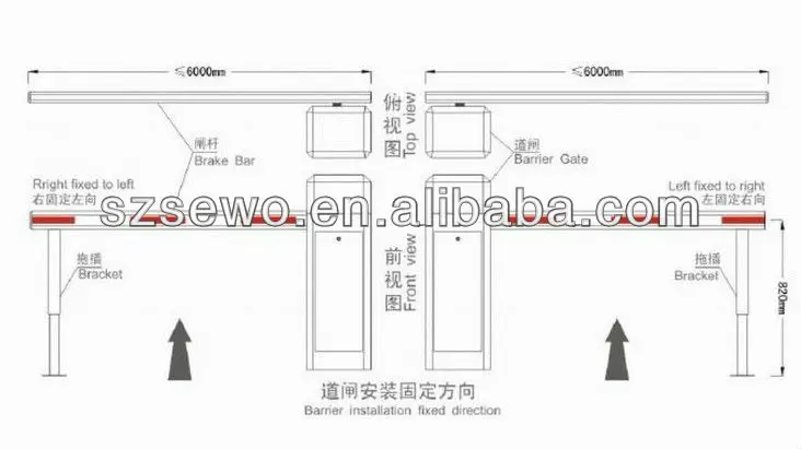 Toll Barrier Gate And Ticket Column,Rising Boom Gate,Vehicle Access ...