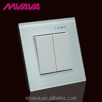 Tempered Glass Wall Switch 2g1w 2g2w Modern Swicth - Buy Modern Switch ...