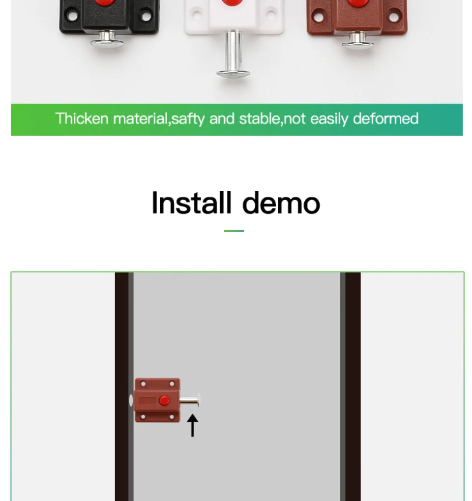 JIUFA Furniture Hardware - Secure with Spring Loaded Latches