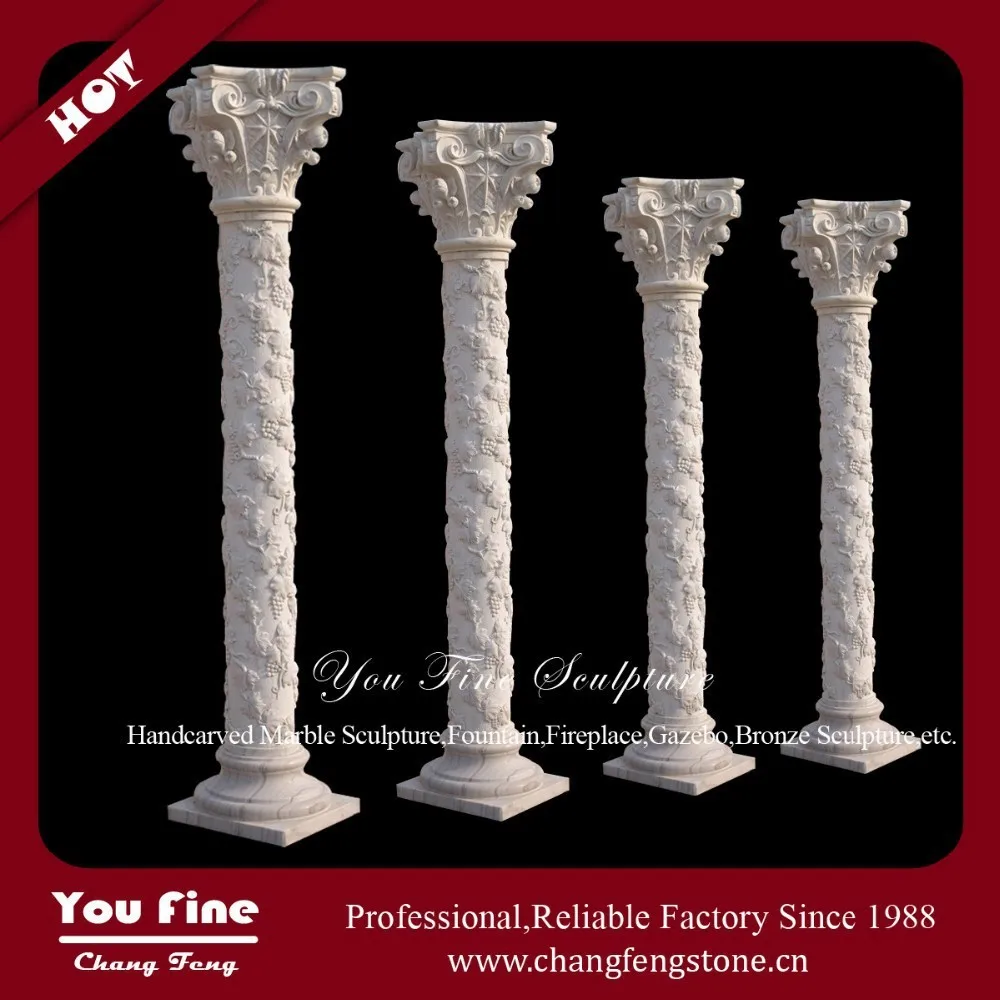 Roman Square Pillar Design Marble Column - Buy Square Pillar Design ...