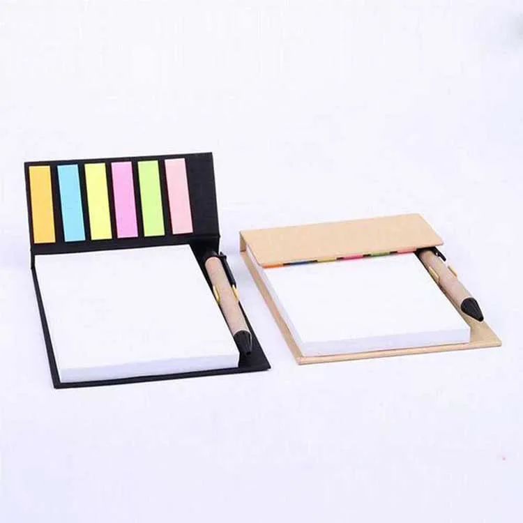 Eco Combined Sticky Note Pad Set With A Paper Pen - Buy Sticky Note Pad ...