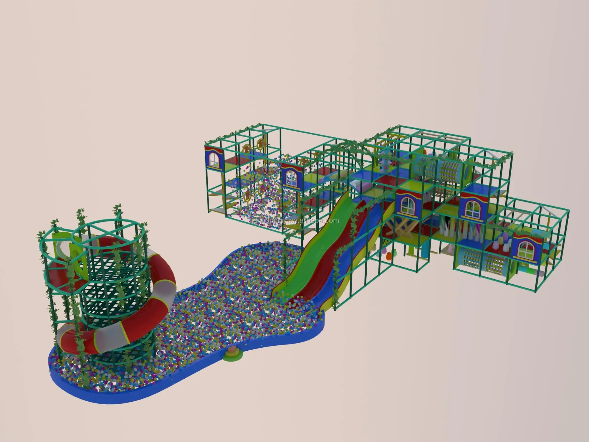 Indoor Playground Tube Slides Indoor Play Structures - Buy Indoor ...