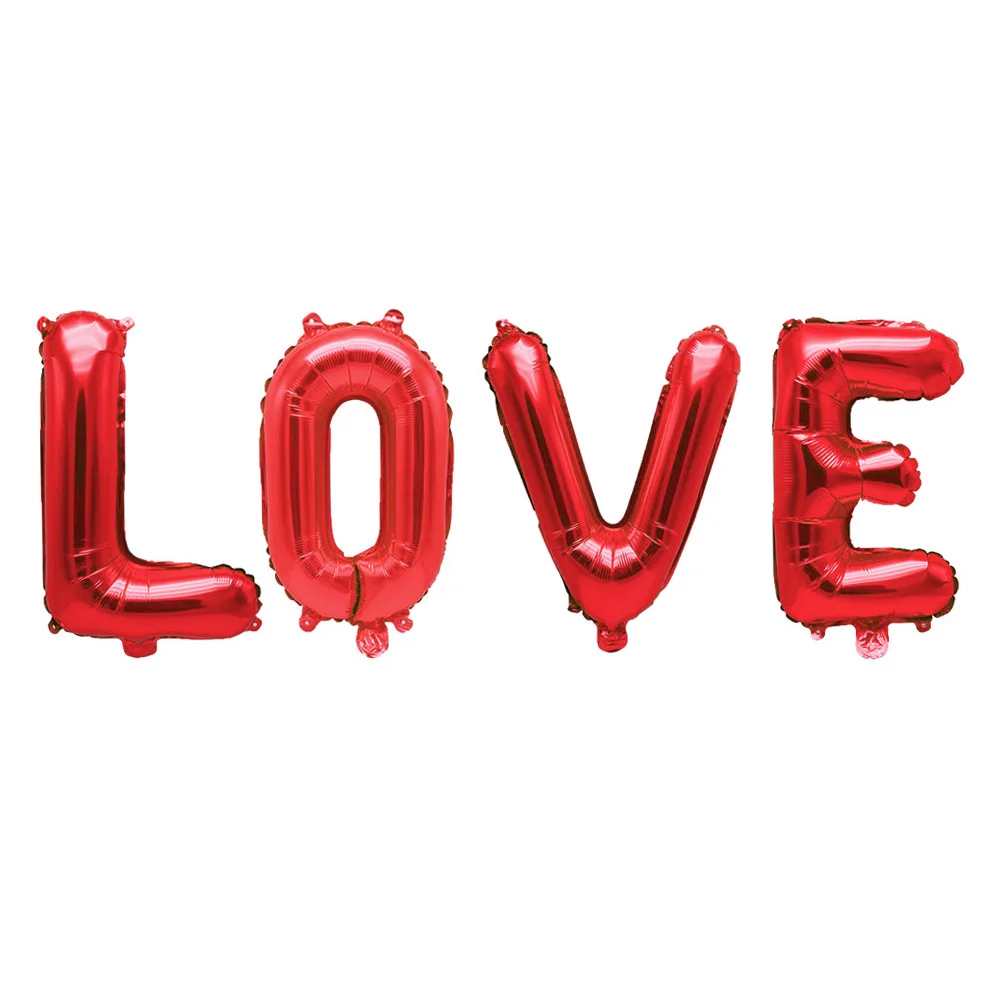 16 Inch Single Red Alphabet Letter Helium Balloons - Buy Balloon Red ...