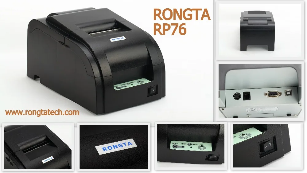 Dot Matrix POS Receipt Printer Rongta RP76II - Reliable & Efficient