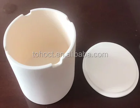 YSZ Zro2 Material Zirconia Ceramic Crucible for Industry