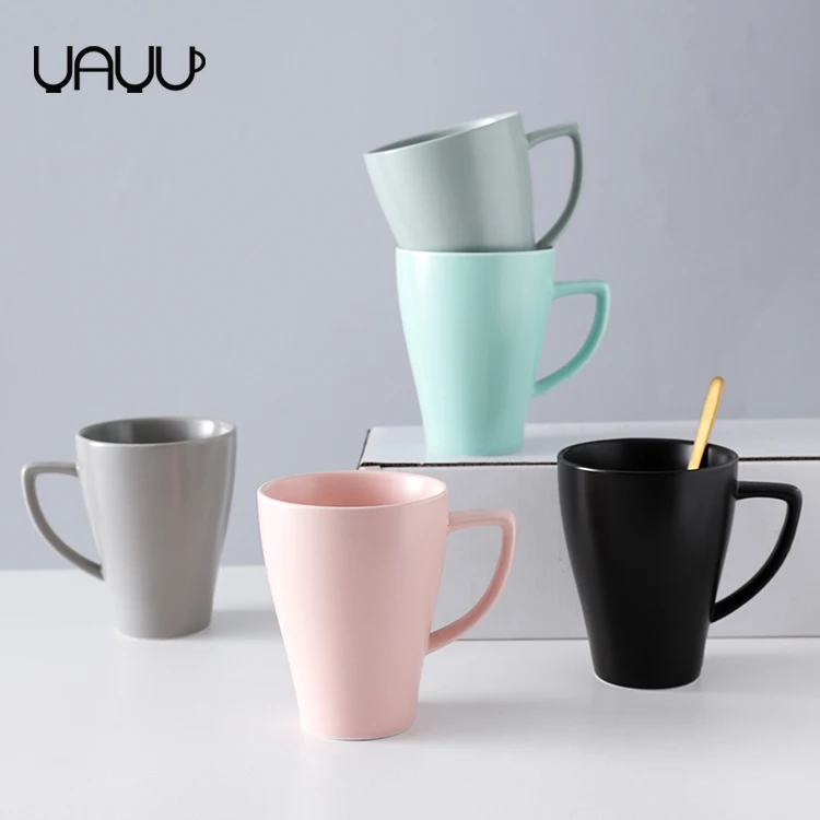 Drinkware 320ml Matte Finishs Coffee Mug / Beatiful Ceramic Wholesale ...