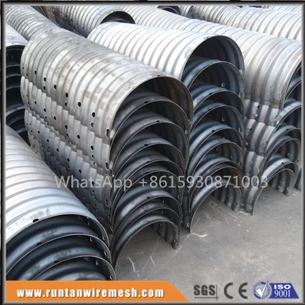 Steel Pipe Culvert Corrugated 18" Dia Galvanized 14 Gauge - Buy Under ...