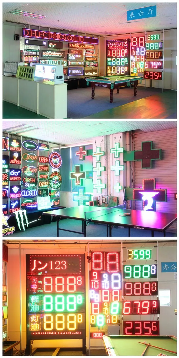 Petrol Pylon Sign Led Diesel Fuel Sign Board For Gas Station Led ...