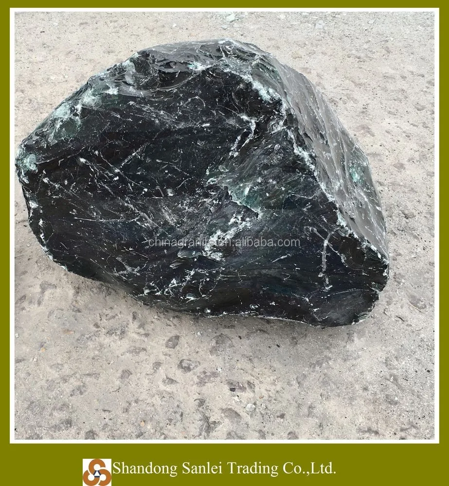 Decorative Large Slag Glass Rock,Rock Glass,Glass Rock For Gabion - Buy ...