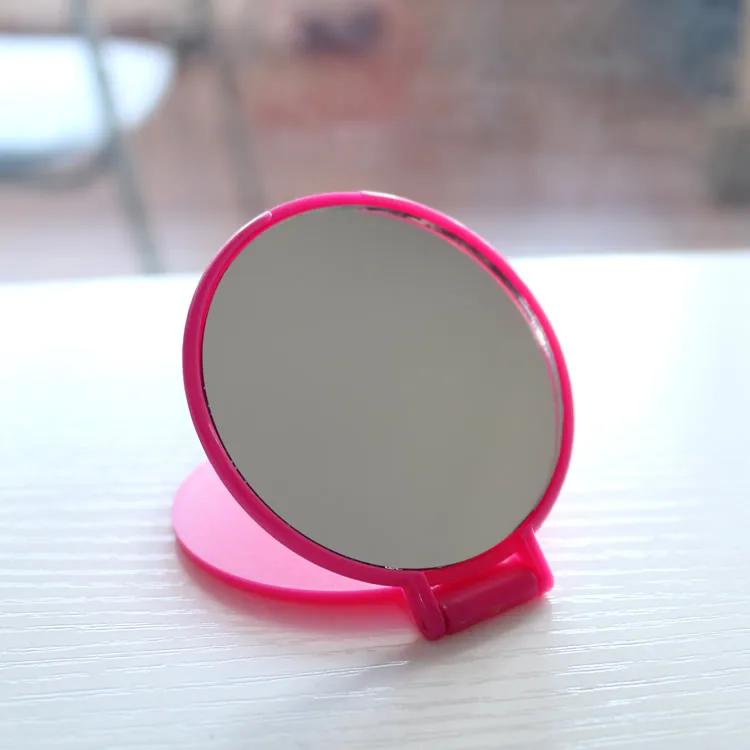 Factory Portable Mini Single Side Compact Mirror Plastic Pocket Makeup ...