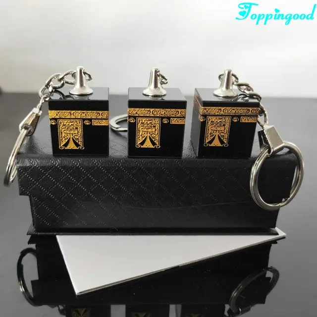 Crystal Small Kaaba Key Chain - Islamic Gift Souvenir