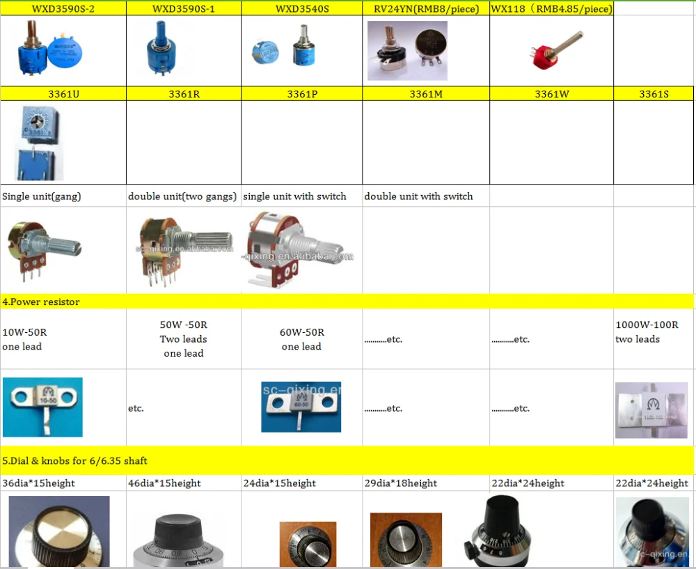 multiturns multi-turn Adjustable ceramic trimmer potentiometer 1K 102 ...