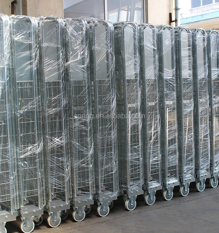 Foldable Collapsible Roll Cage Trolley For Laundry Room - Buy Foldable ...