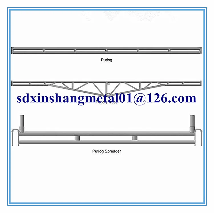 Scaffold Putlog 288C Blue - Durable Q235 Steel Truss