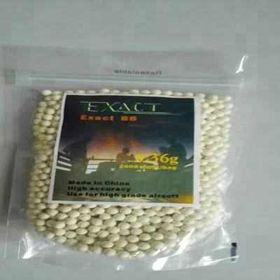 Exploding BB Pellets White 0.36g for Airsoft Guns | Precision Plastic ...