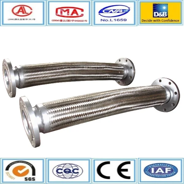 Stainless Steel Flange Connection Flexible Hose - Buy Flange Connection ...