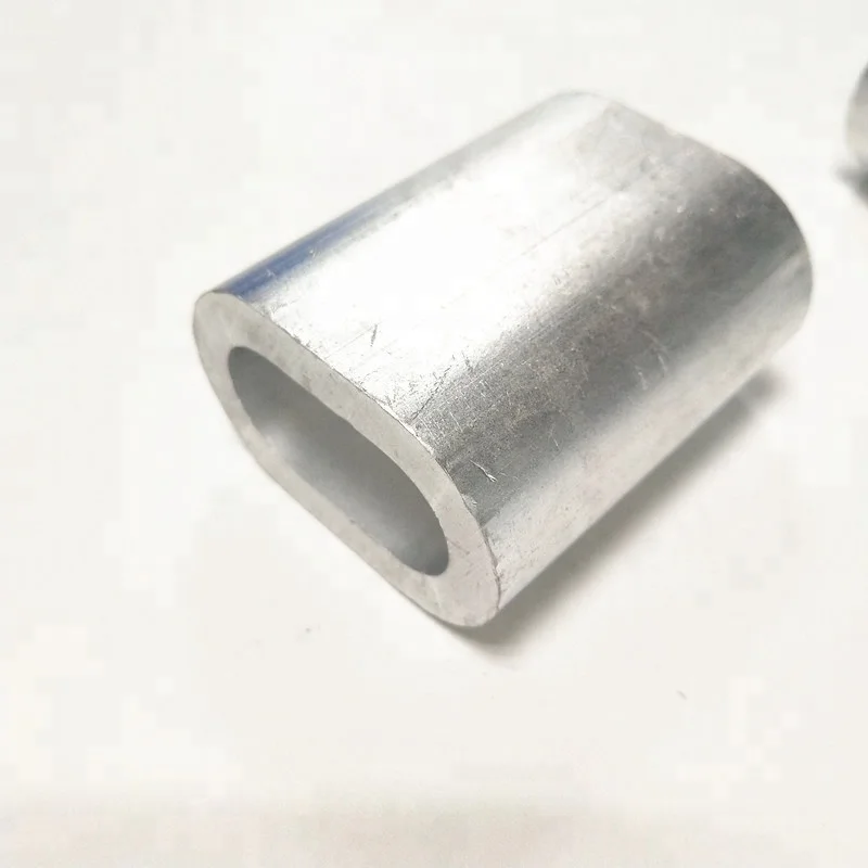 En13411-3 Oval Sleeve Aluminum Crimp Wire Rope Sling Ferrule - Buy Oval ...