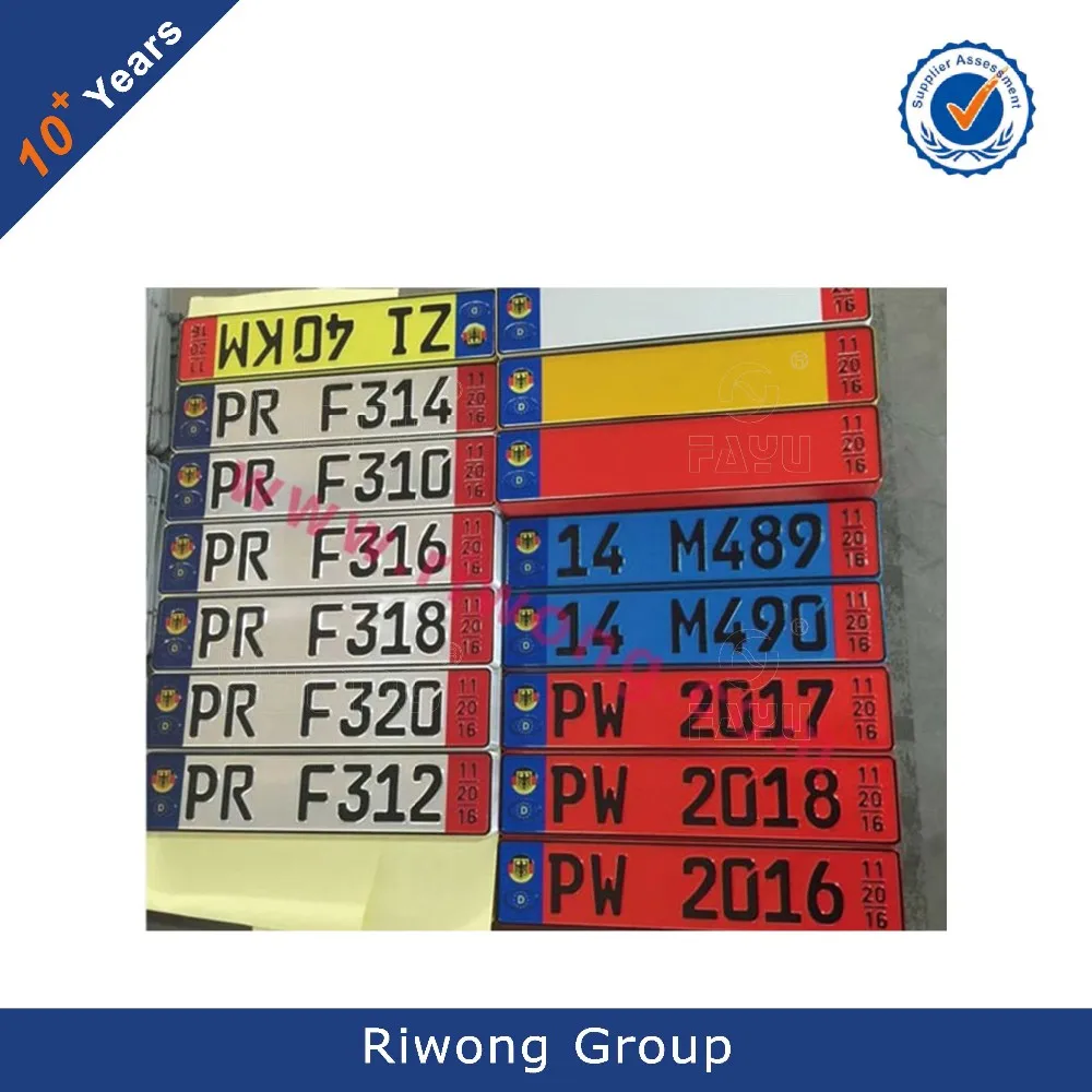 Mercosur License Plates with RFID - Personalized & Durable