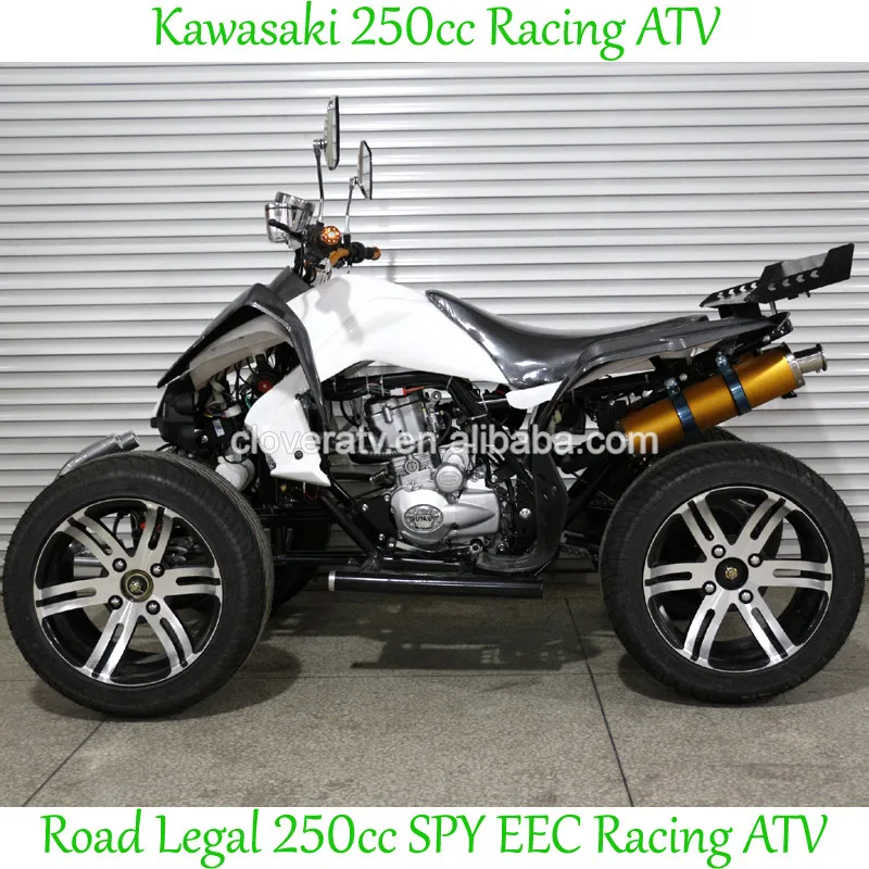 Kawasaki Type 250cc Racing Atv Eec Quad Atv With Led Speedometer - Buy ...