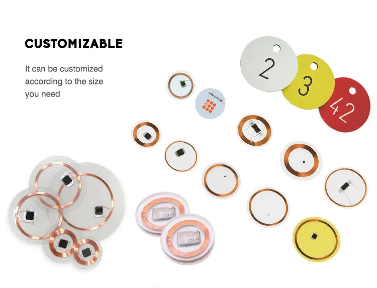 Waterproof RFID Disc Tag - Mifare EV1 for Access Control