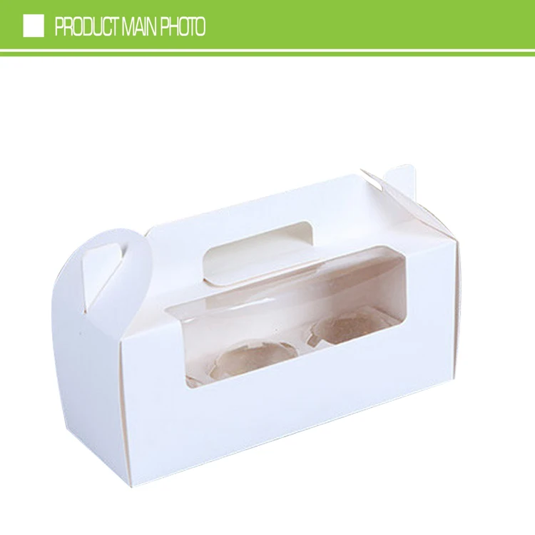 Accept Customize See Through Packaging Box For 6 Pcs Cupcake - Buy See ...