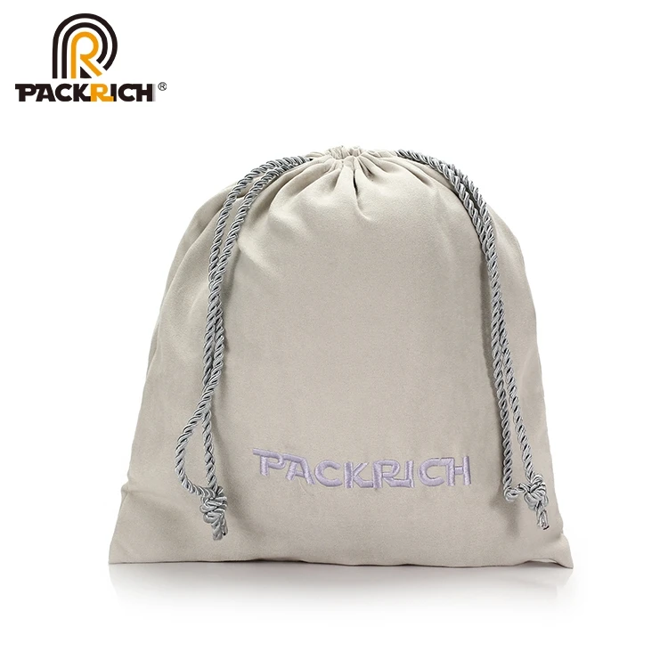 custom velvet fabric rope drawstring bag,drawstring pouch - Packrich