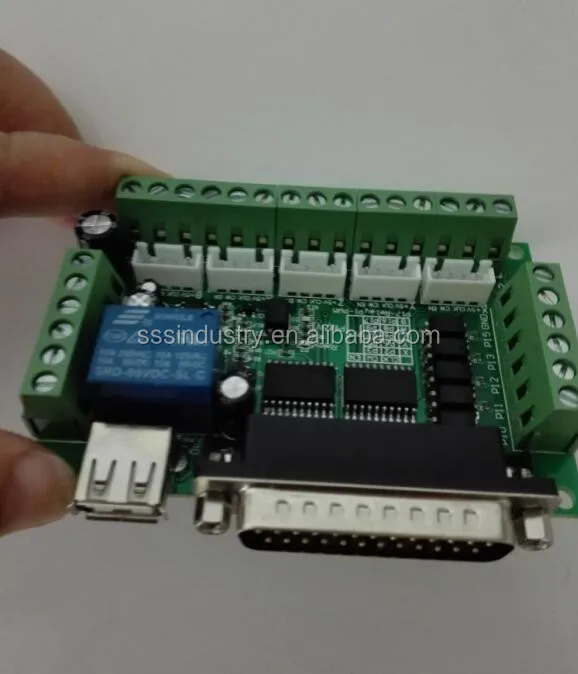 Cnc 5 축 인터페이스 브레이크 아웃 보드 스테퍼 모터 드라이버 Cnc 밀 Mach3 Buy Mach3 조각기 인터페이스 보드스테퍼 모터 드라이버cnc 인터페이스
