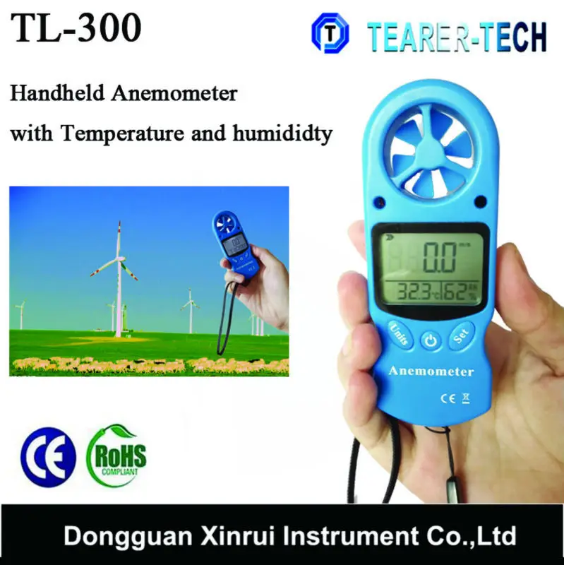 0.3~30m/s Portable Digital Wind Speed Measuring Device/anemometer ...