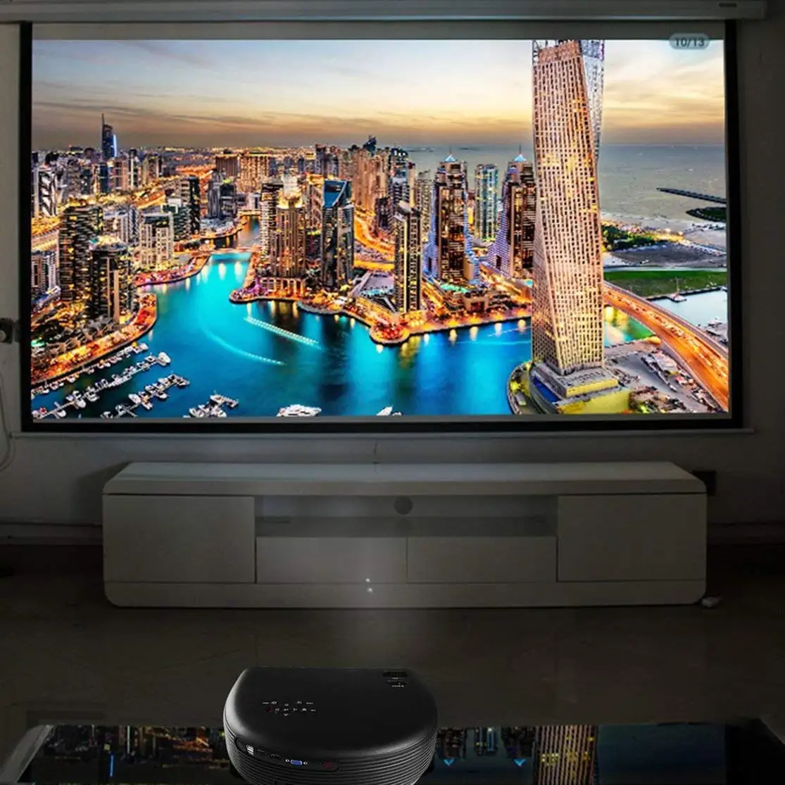 Cheerlux Cl760 Hd Projector Native 1920x1080 Resolution Home Theater ...