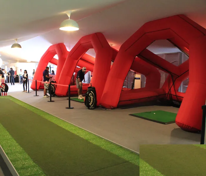 2018 Popular Outdoor Inflatable Sport Golf Tent / Indoor Inflatable ...
