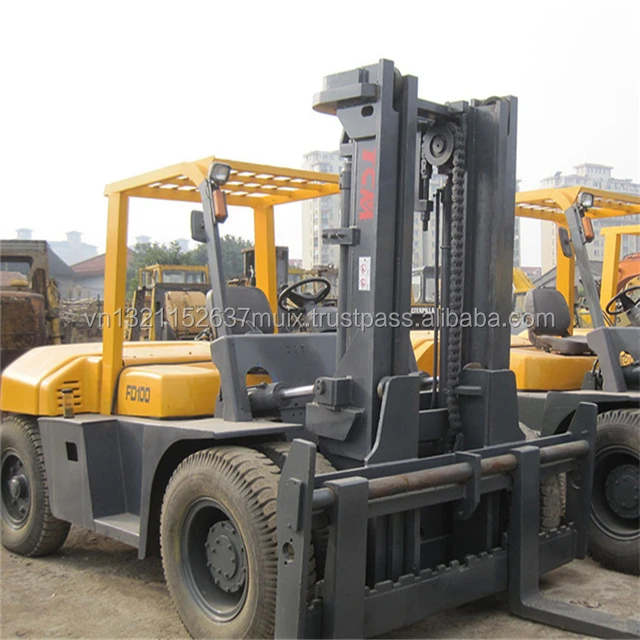 Used Tcm 10t Tcm Forklift Fd100,Used /old 10t Tcm Diesel Forklift - Buy ...