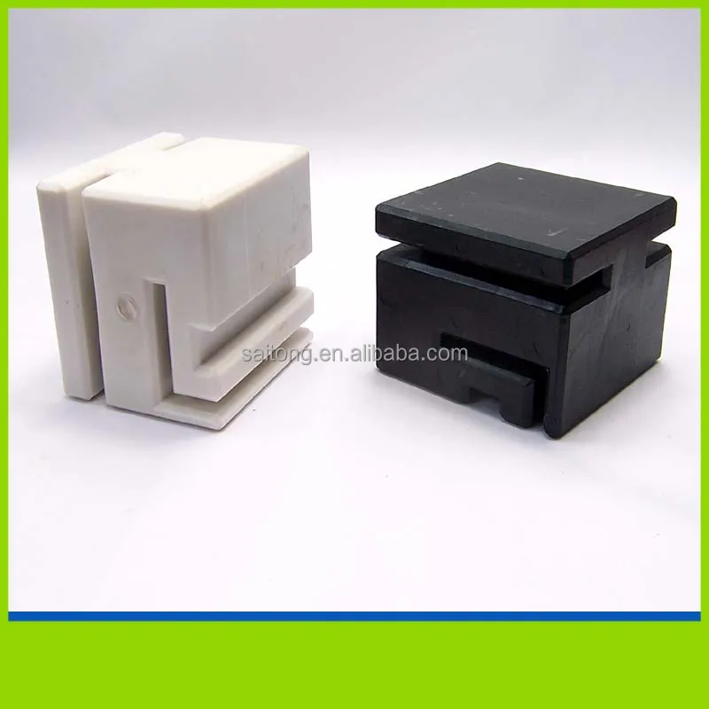 White Automatic Sliding Gate Door Top Nylon Guide Block