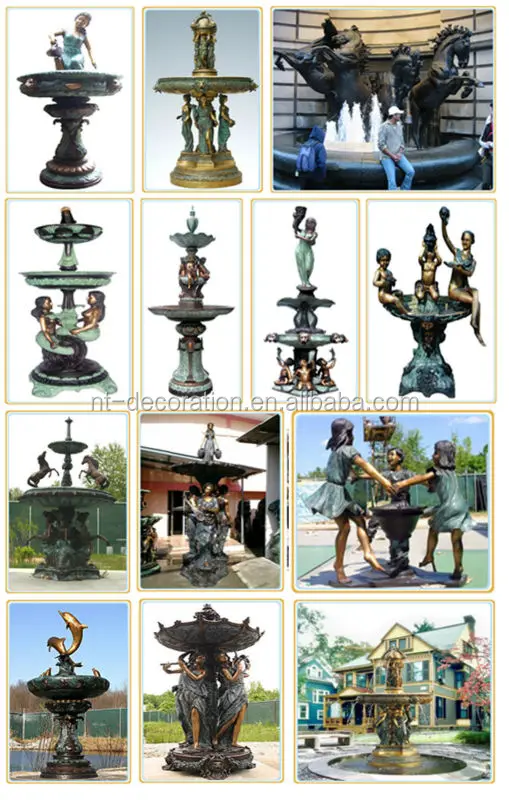 Modern Outdoor Garden Decoration Pee Boy Bronze Fountain Garden Water ...