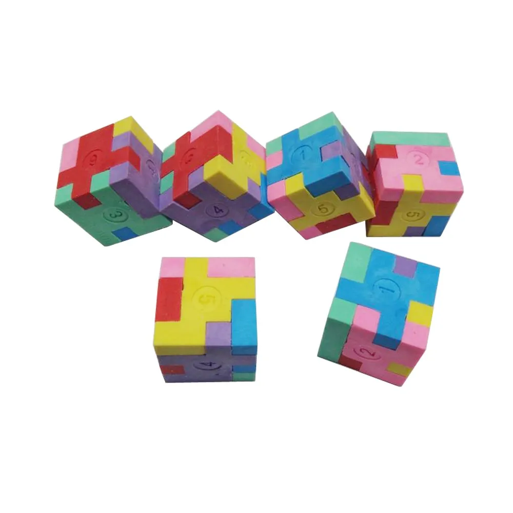 Sedex Factory Customized Eraser 6pcs Cute Funny Kid Stationery 2d ...