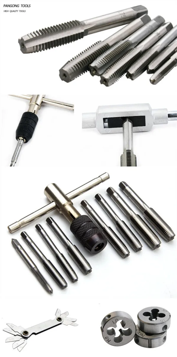 Heavy Duty Metal Thread Maker Tap & Die Set Metric or SAE 41 Pieces ...