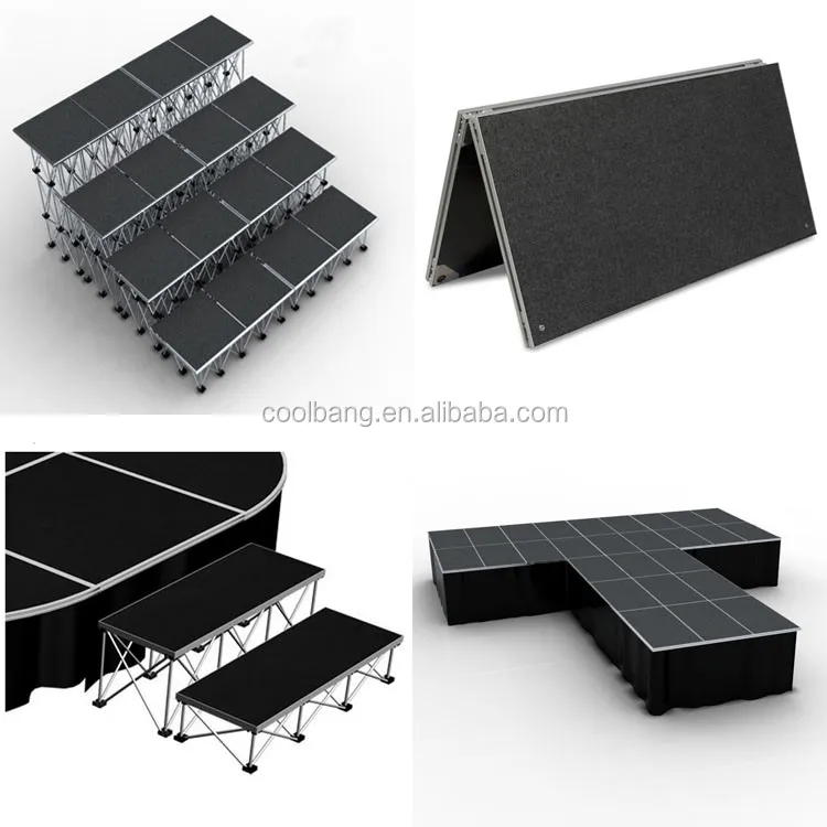 Portable Folding Stage Platform For Concert And Wedding - Buy Folding ...