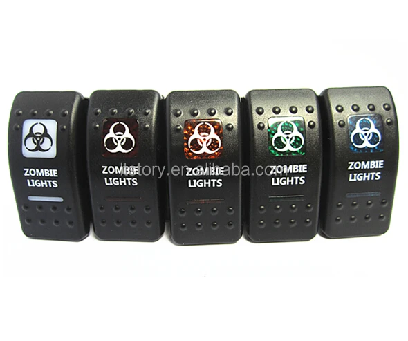 Waterproof Led Dpdt/spst/ Dpst/ Stdp Rocker Switch - Buy Waterproof Led ...