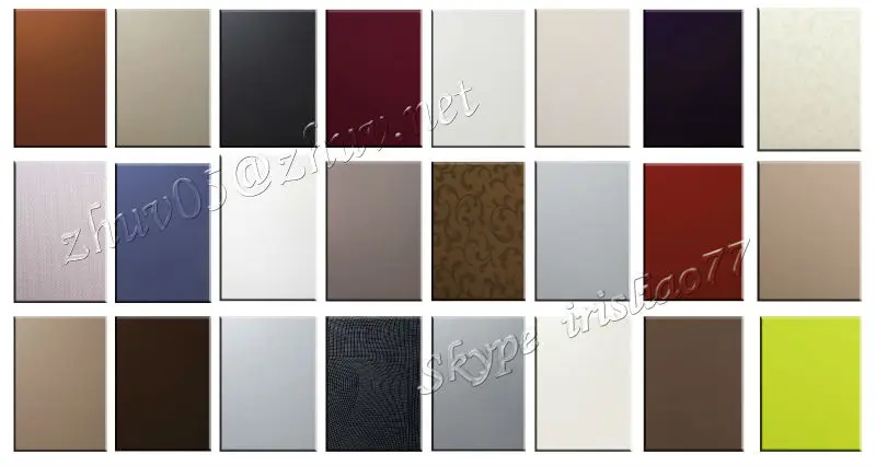 Patter Chart Of Acrylic Mdf Board For Kitchen Cabinet - Buy Acrylic Mdf ...