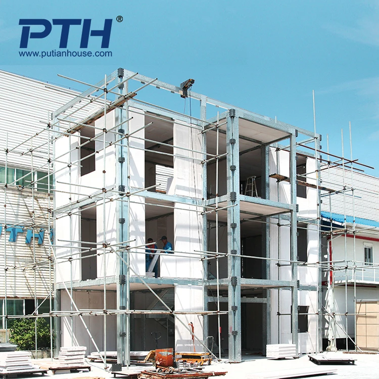 Low Cost Alc Wall System Prefabricated House Prices With Double C ...