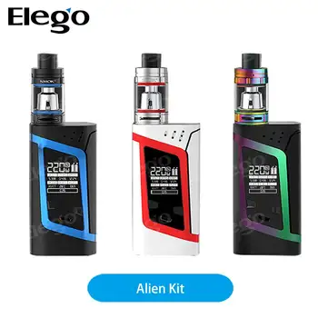 2017 New Trend! Genuine Smok Alien Kit 220w&3ml Smoke Alien Kit With ...