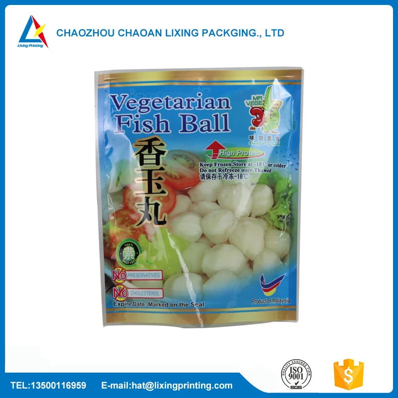 Vegetarian Fish Ball Packaging Bag - Buy Vegetarian Fish Ball Packaging ...
