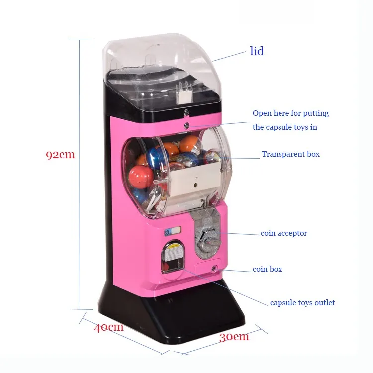 Hot Sell Coin Operated Gashapon Vending Machine - Fun for Kids