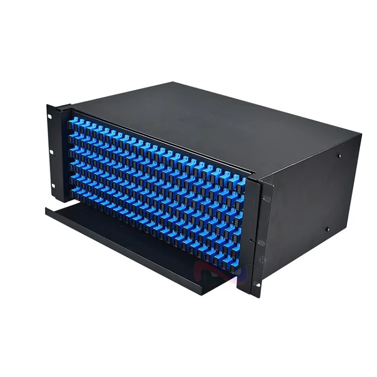 High Density Sliding Type 6u Rack Mount 288 Cores 144 Port Fiber Optic ...