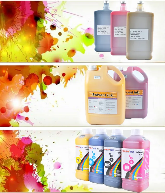 Thunderjet Tinta Eco Solvente Dx5 Eco Solvent Ink - Buy Thunderjet ...