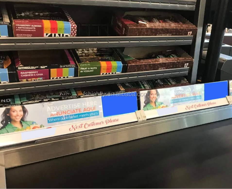 Supermarket Accessories Checkout Stand Counter Lane Plastic Acrylic ...