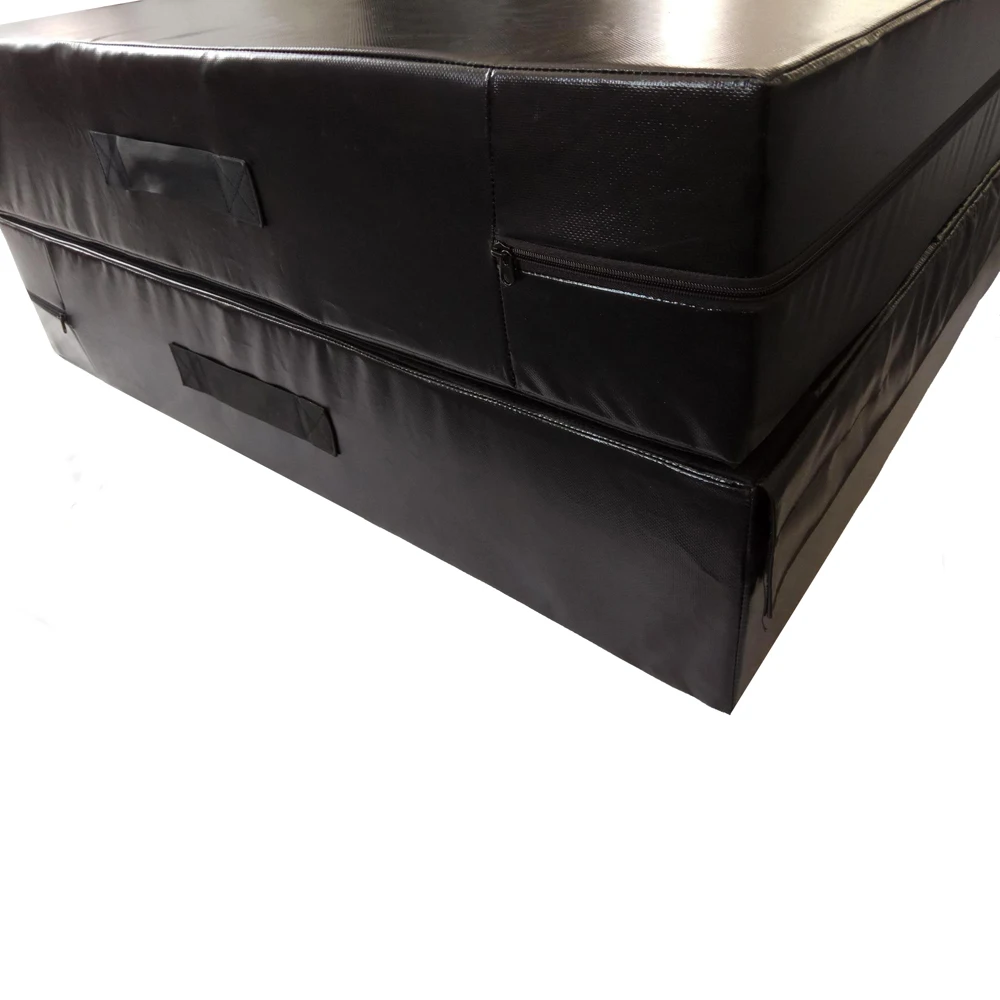 Large Thick Blue Crash Mat - Safety & Comfort for Gymnastics