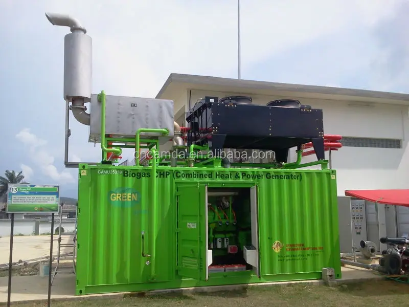 300KW Biogas Genset/ Biogas Generator/ Biogas Waste Power Plant in ...