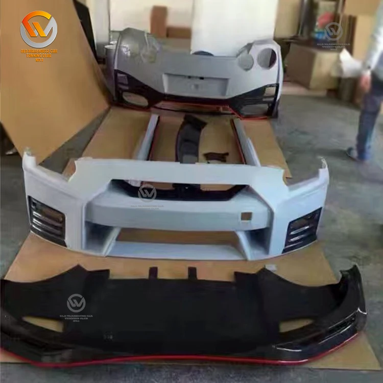Carbon Fiber Gtr R35 Nismo Style Wide Full Body Kit Bumper 2017 - Buy ...