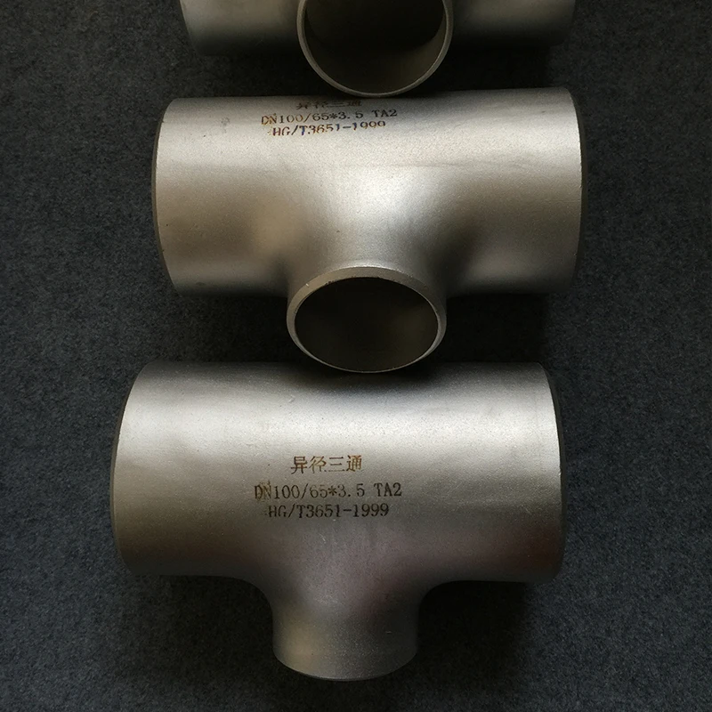 High Temperature Resistance Gr2 Titanium Tee - Buy Gr2 Titanium Tee,Gr2 ...