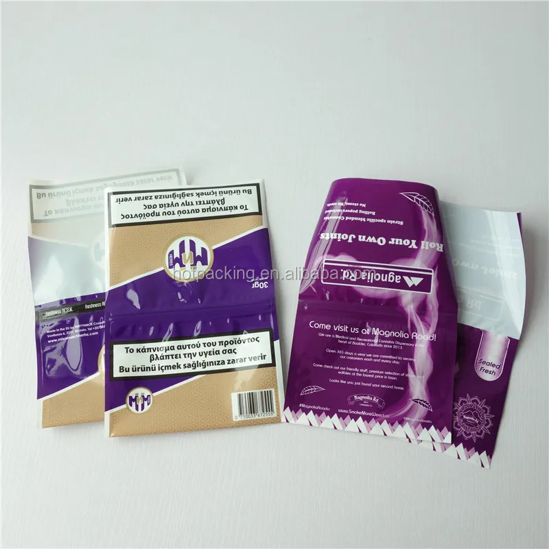 Wholesale Rolling Tobacco Pouches - Moisture Proof & Customizable